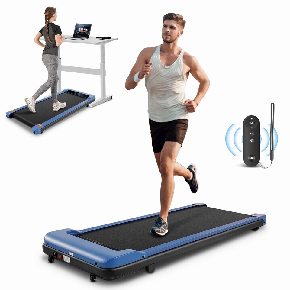 Treadmill Folding Running Walking Machine w/ App Control 2-in-1 for ...