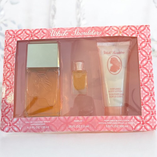 White Shoulders by Evyan for Women SET Eau de Cologne 4.5oz & Body ...