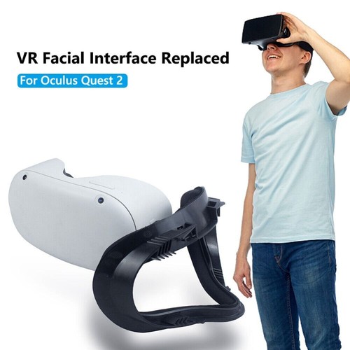 Anti-sweat VR Facial Interface Light Blocking Skin Eye Mask for Quest 2 ...