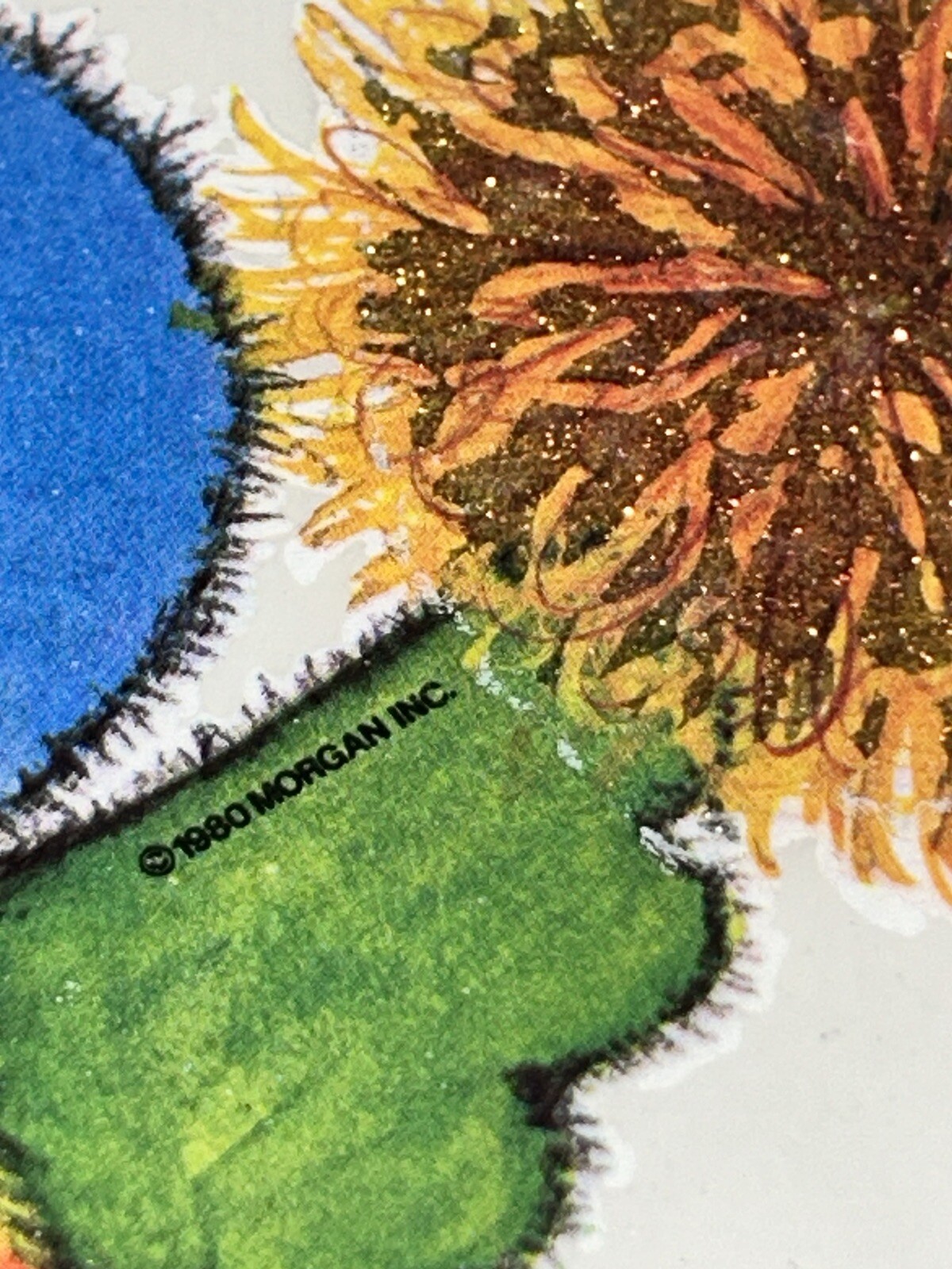 1980 “CHEERS!” Chearleader Bird Glitter Iron-on T-Shi… - Gem