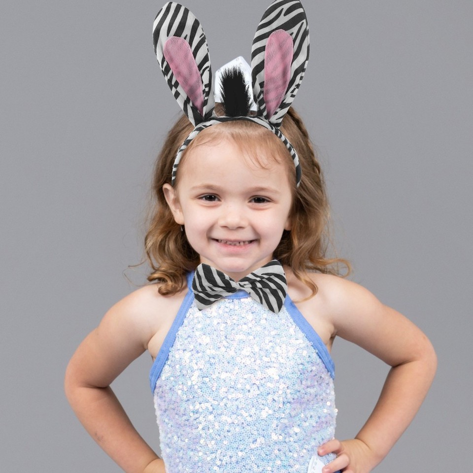 Cosplay Zebra Set Headband Carnival Costume Accessories Animal ...