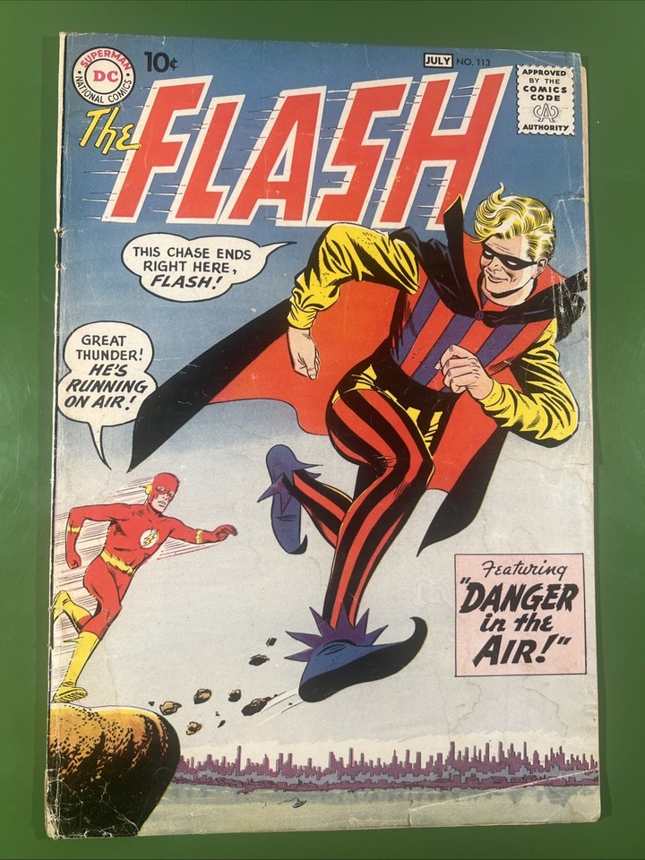 LOT OF 4 SILVER AGE FLASH COMICS! #113 #125 #129 #150 VG 1st Trickster ...