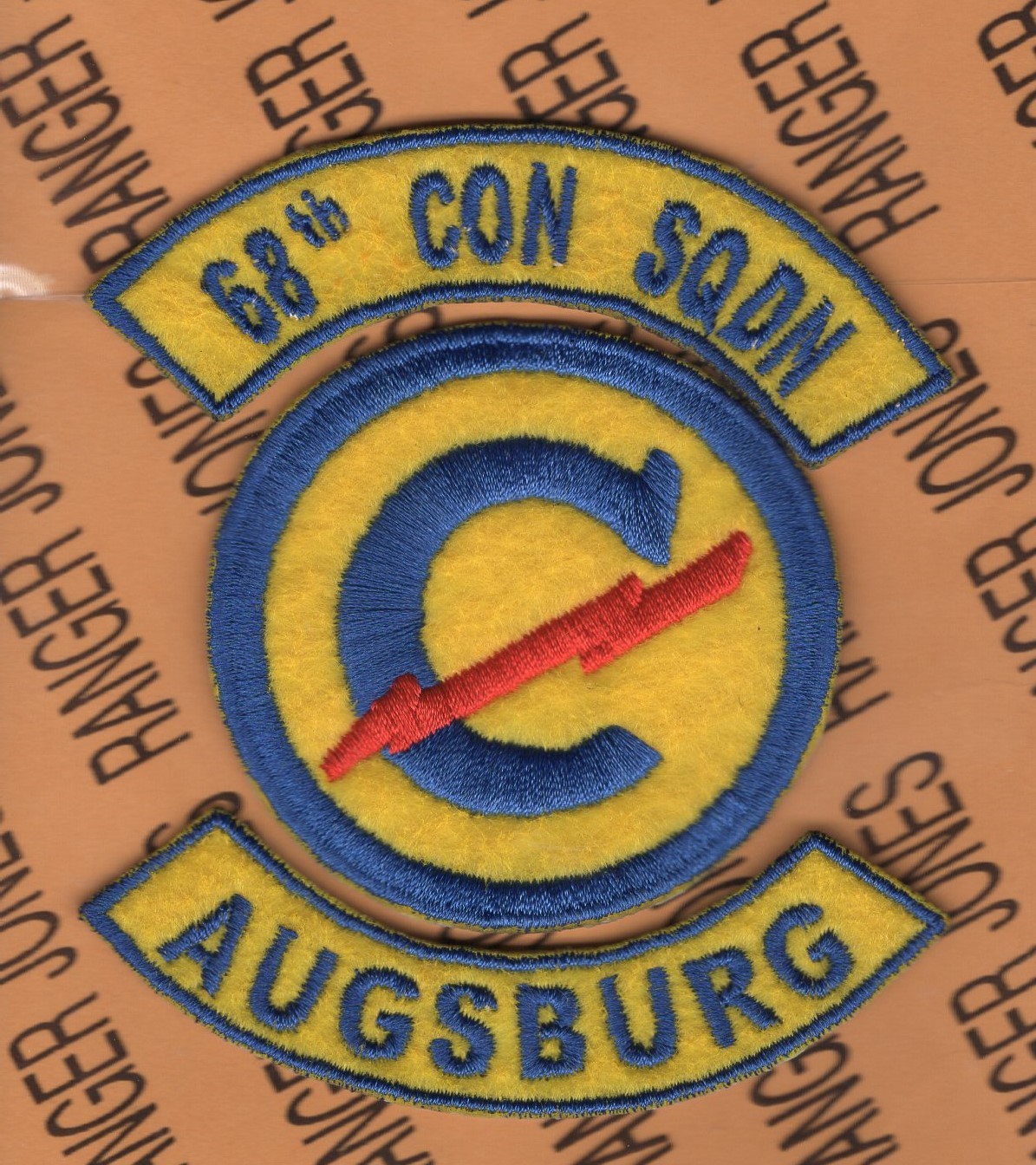 US Army 68th CONSTABULARY SQUADRON AUGSBURG patch tab set | eBay