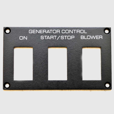 Tiara Boat Blank Generator Panel 3257780 | 4 3/4 x 2 3/4 Inch Black | eBay