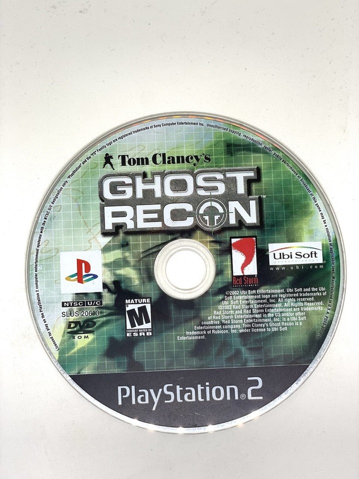 Tom Clancys Ghost Recon Black Label PlayStation 2 PS2 Video Game Disc ...