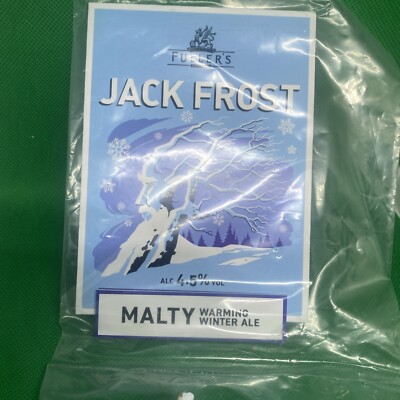 Vintage, Fuller’s Jack First Winter Ale - , CASK PUMP CLIP, BADGE ,FONT ...