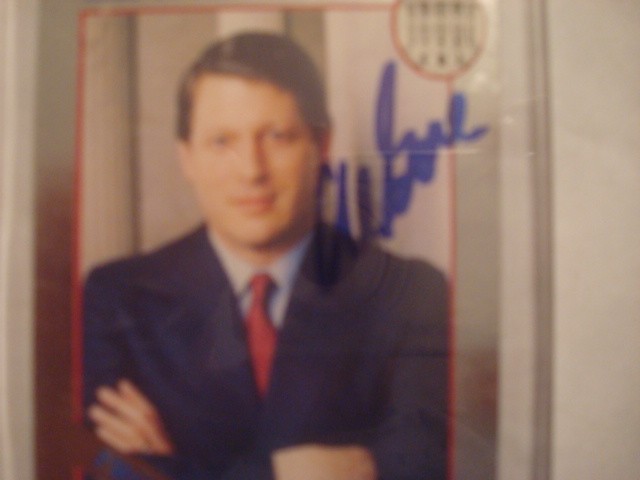 Al Gore (Former V. P.) Signed Card Road To The White House Card | eBay