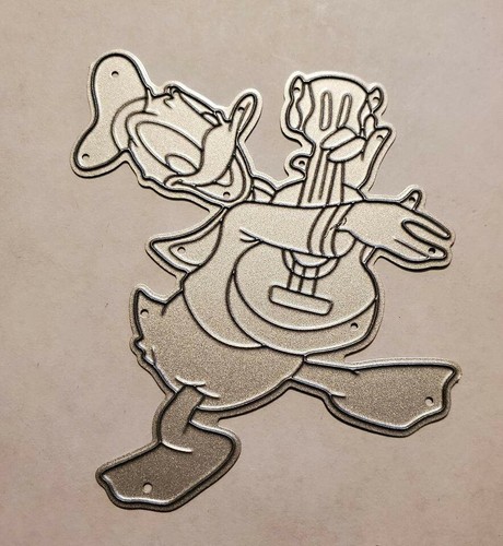 Donald Duck with guitar metal cutting die Card Making Scrapbooking ...