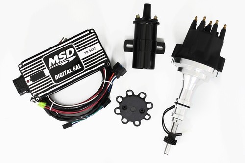 Ford SBF 351W MSD Ignition 6AL Box TSP Pro Billet Distributor & Coil ...