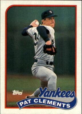 1989 Topps #159 Pat Clements - NM | eBay