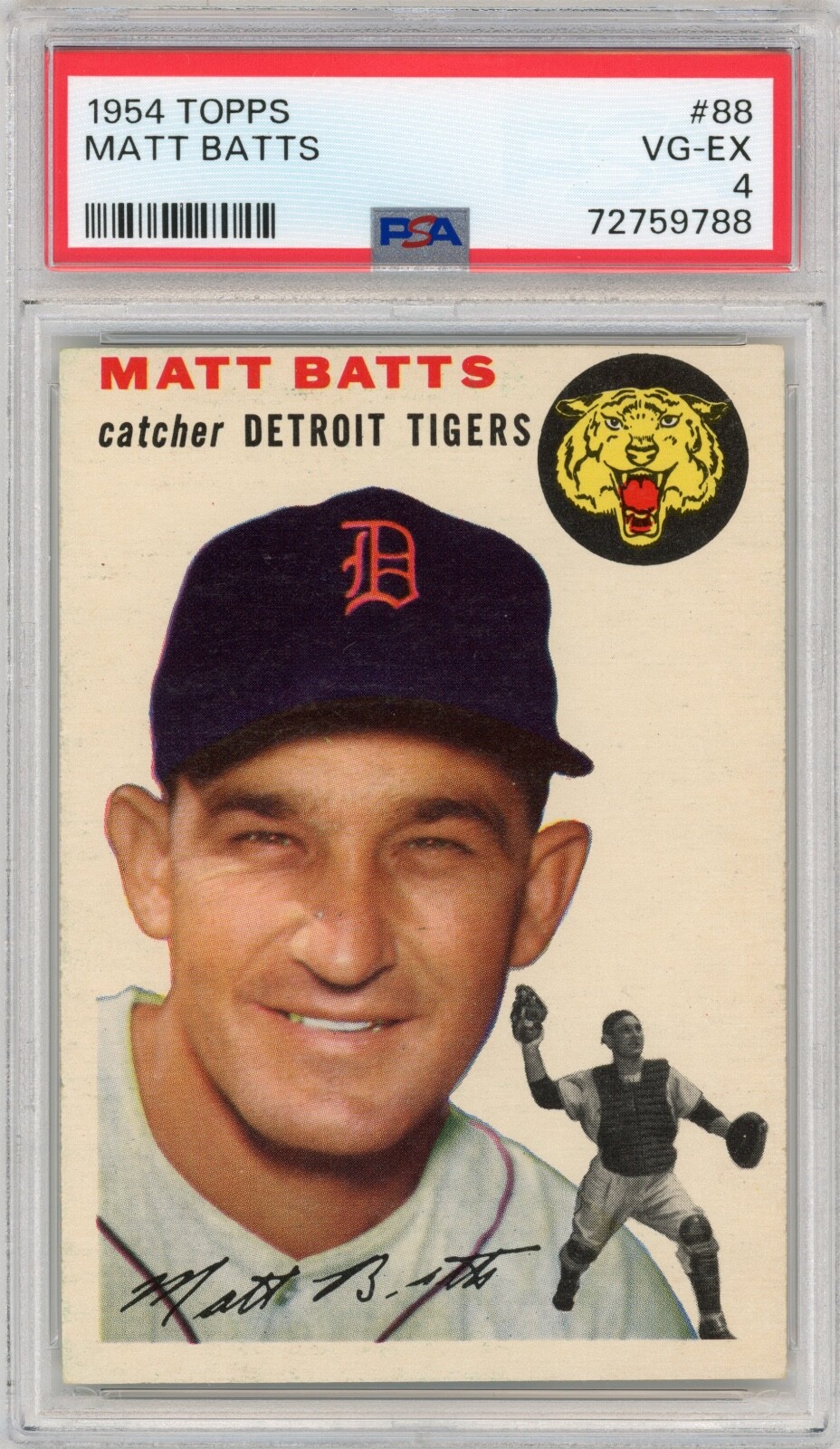 1954+Topps+-+%2388+Matt+Batts for sale online | eBay