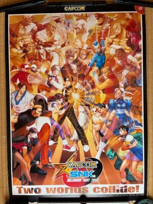 Used SNK CAPCOM Poster Millennium Fight | eBay