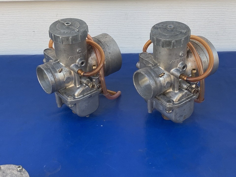 Set of 582 Rotax Carburetors Carbs With Fuel Pump Carb Boots & Cable ...