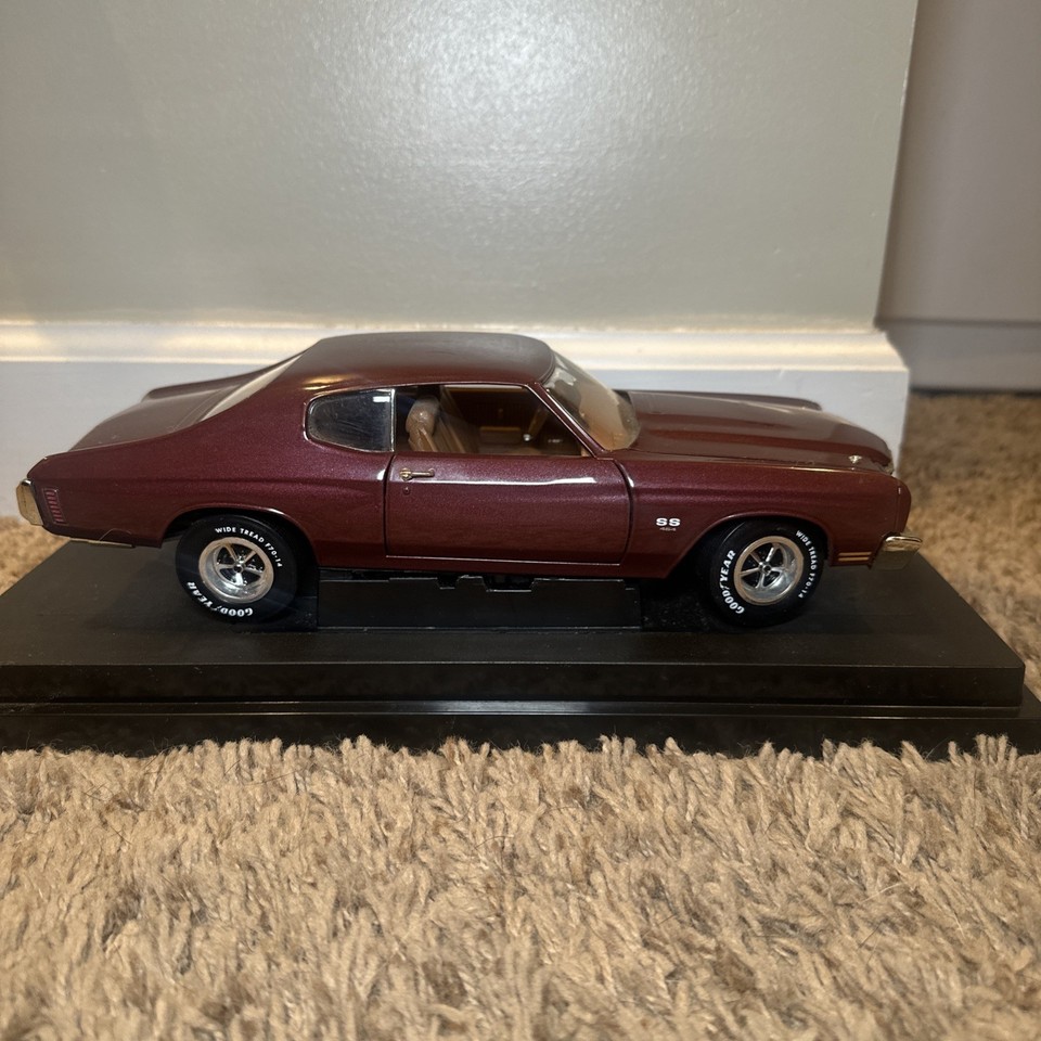 American Muscle 10 Fastest 1970 Chevelle SS 454 Rare Maroon Color 1:18 ...