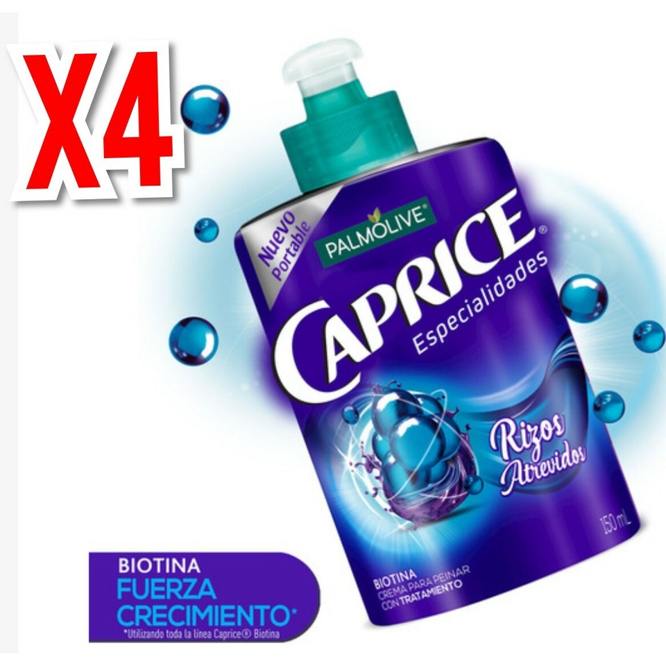 X4 Crema Para Peinar Caprice Rizos Atrevidos 150ml each | eBay