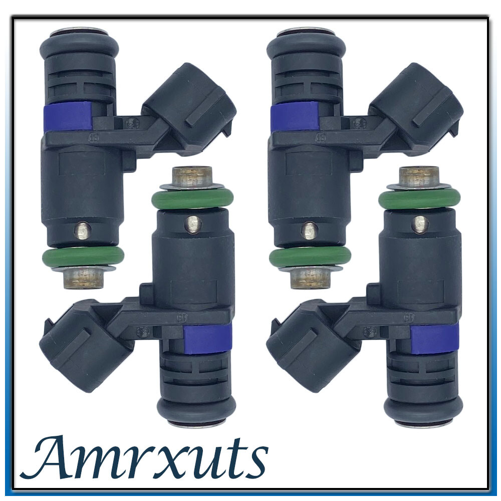 4Pcs Fuel Injectors 04E906031F For VW Caddy Polo Seat Ibiza Skoda Fabia ...