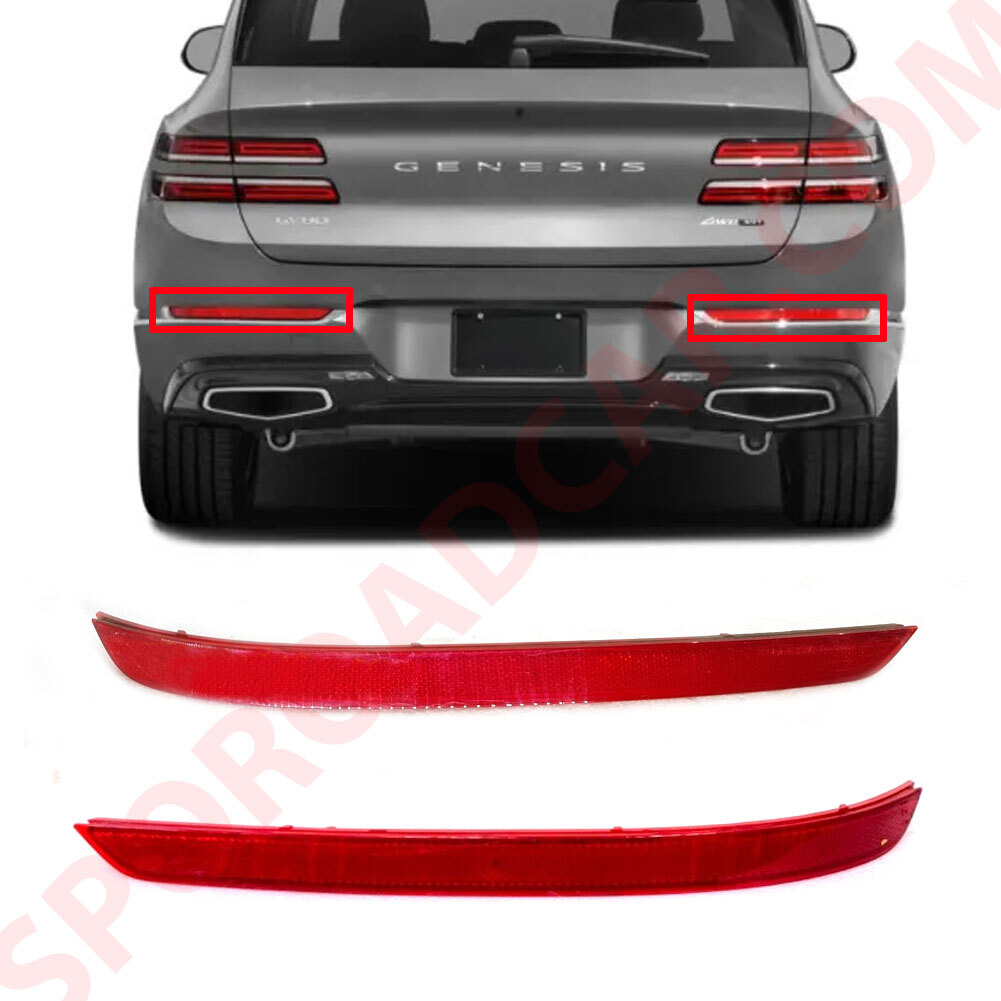 Rear Bumper Reflex Reflector Light Lh Rh 2P for 2021-2023 Hyundai ...