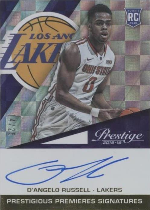 2015-16 Panini Prestige - Prestigious Premieres Signatures D'Angelo ...