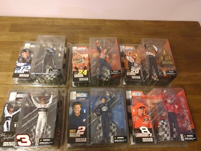 NEW Lot of 6 McFarlane toys Nascar action figures Series 1 2003 Mature ...
