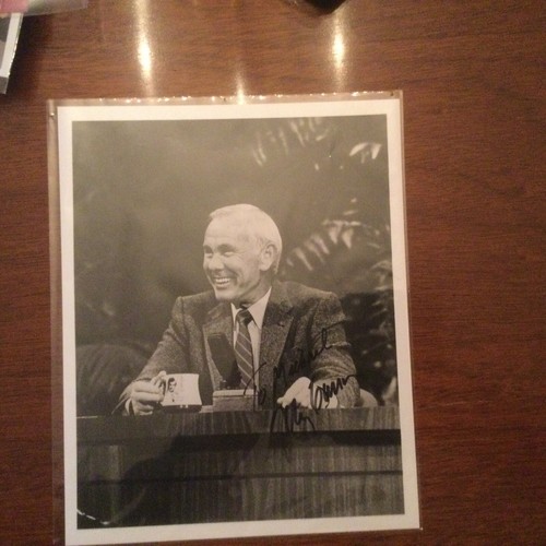 johnny carson signed photo 8x10 | eBay