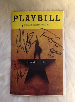 Hamilton Playbill New York Broadway show Dec 2023 Richard Rogers ...
