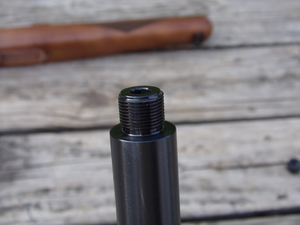 Ruger 10/22 LVT deluxe stock blued 20" threaded 1/2X28 barrel combo ...