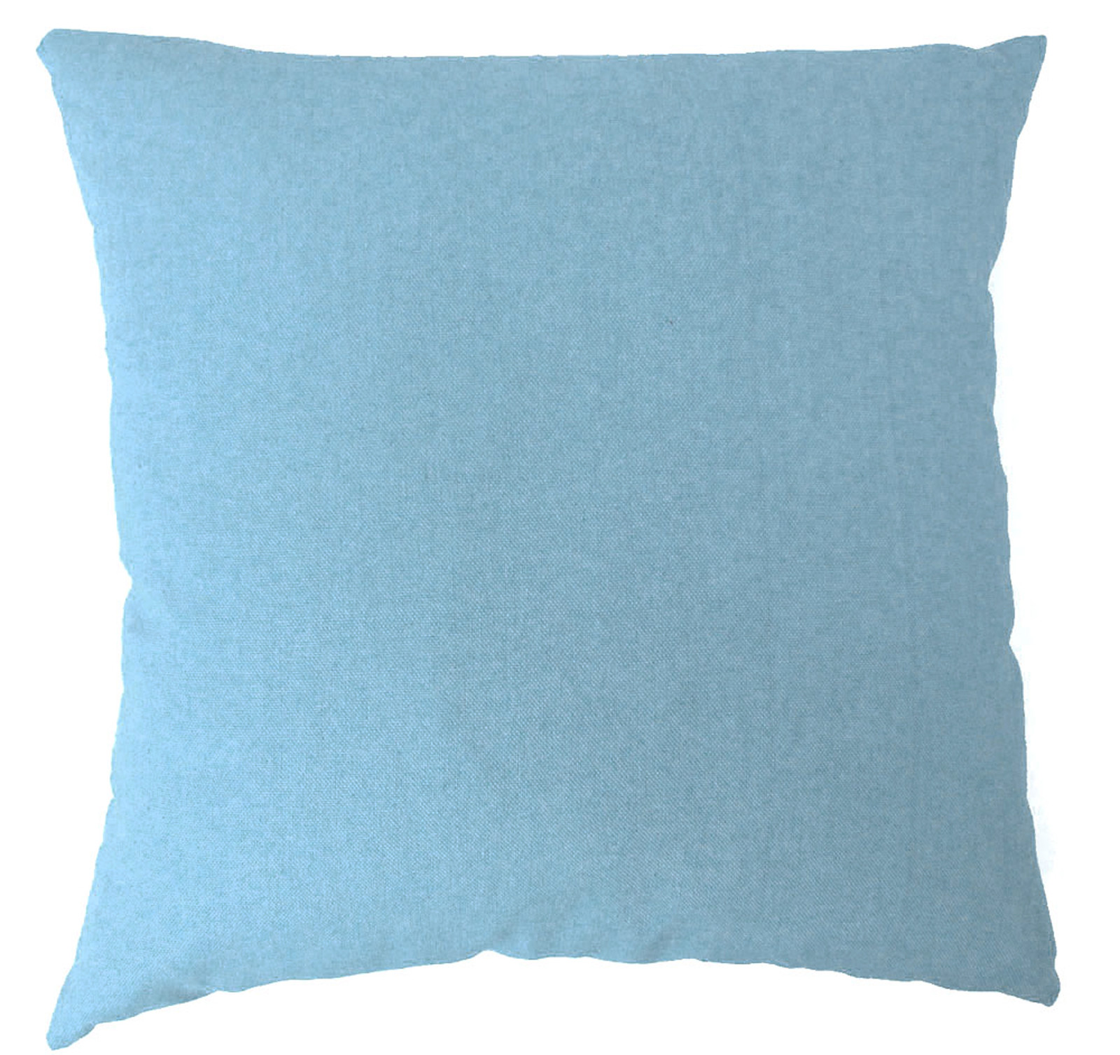 Aa137a Plain Light Blue Cotton Canvas Cushion Cover/Pillow Case*Custom ...