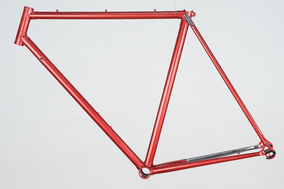 NOS ITALIAN STEEL FRAME VINTAGE ROAD RACING BIKE BICYCLE LUGS LUGGED ...