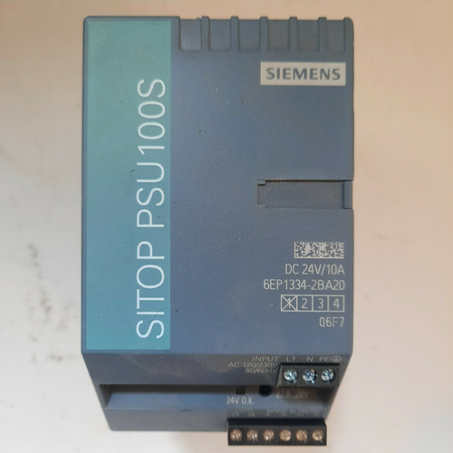 SIEMENS SITOP PSU100S DC Modular DIN Rail Power Supply 24V 10A 1PH ...