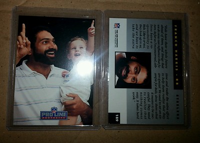 1991 Pro Line Portraits base card #189 HOF RB Franco Harris Pittsburgh ...