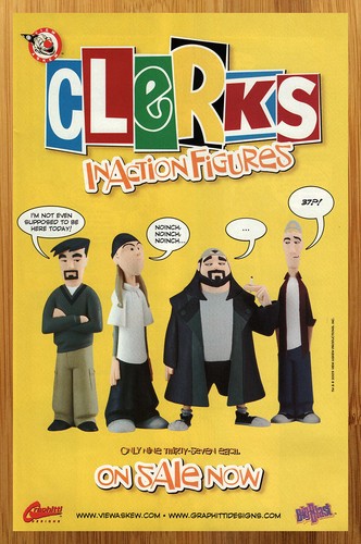2003 Clerks Inaction Figures Print Ad/Poster Jay & Silent Bob Kevin ...