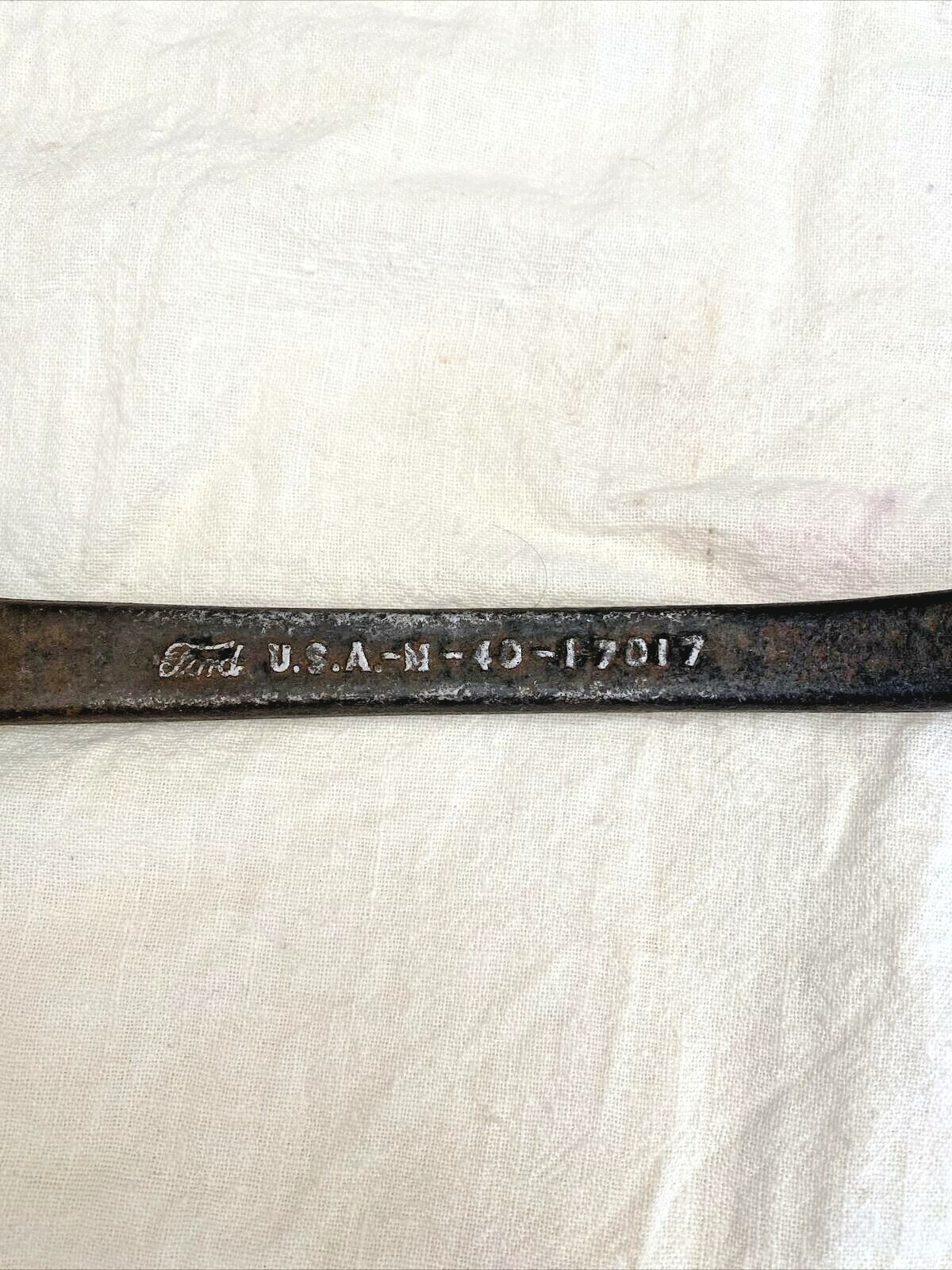 Wrench Ford USA M-40-17017 Moore Drop Forging Co. for 1933-38 Fords | eBay