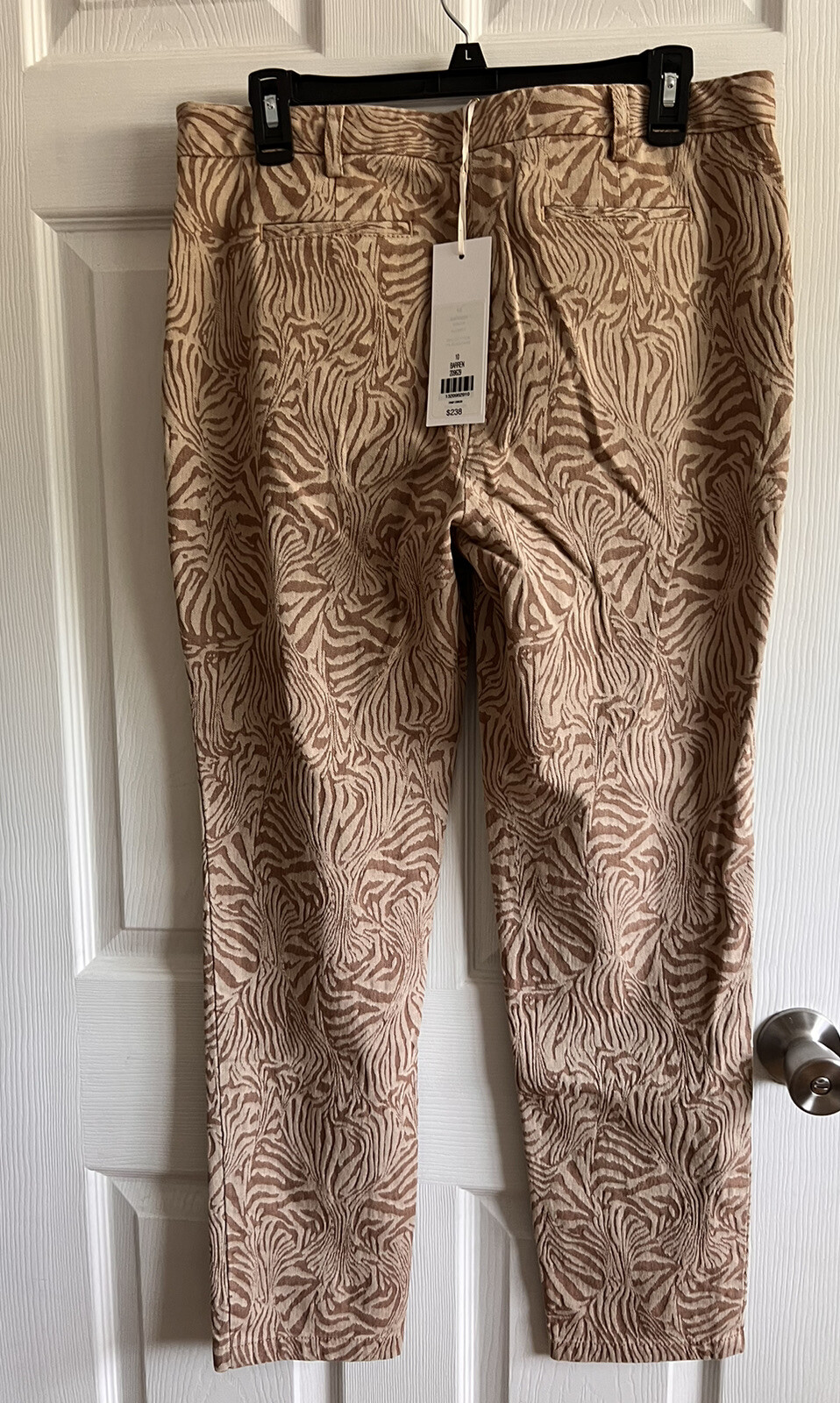 BNWTS Etcetera Pants Beige Pants Size 10 STRAIGHT LEG TEXTURED | eBay