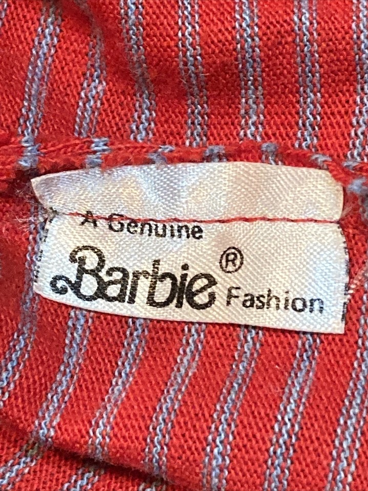 Vintage Genuine Barbie Dress ~ Superstar Era~ Red 🌹Mattel 🌹HTF Rare 🌹 ...