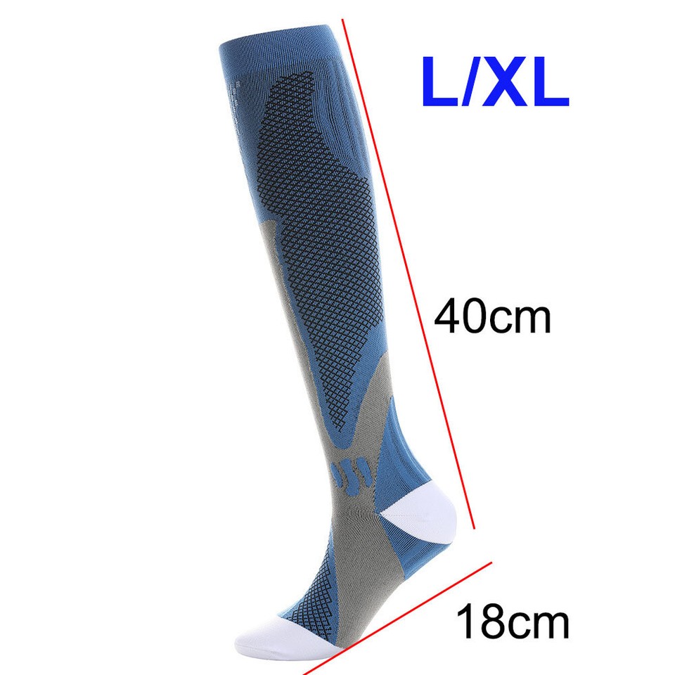 NHS COMPRESSION FLIGHT SOCK TRAVEL ANTI SWELLING FATIGUE SPORT SUPPORT ...