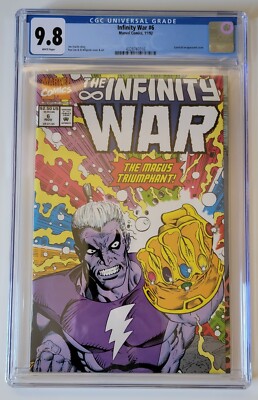 Infinity War #6 CGC 9.8 Adam Warlock Magus Spider-Man Thanos Starlin ...