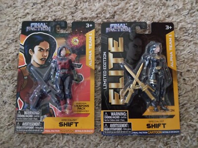 2 Variant Red & Gold Shift Final Faction Action Figures | eBay