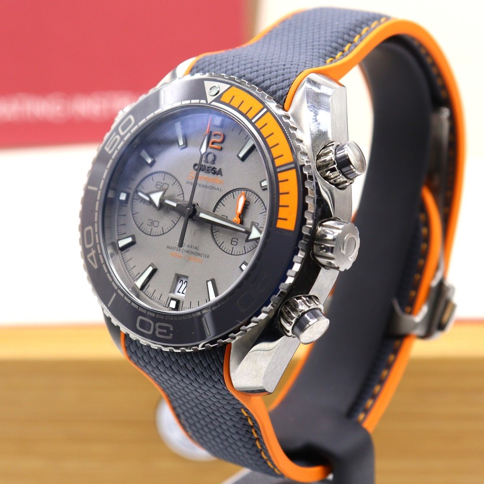 Omega Seamaster titanium Planet Ocean Chrono watch Omega warranty Dec ...