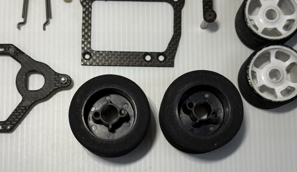 Vintage TEAM ASSOCIATED RC12L Parts LOT RARE Pan Racer Parts Carbon ...