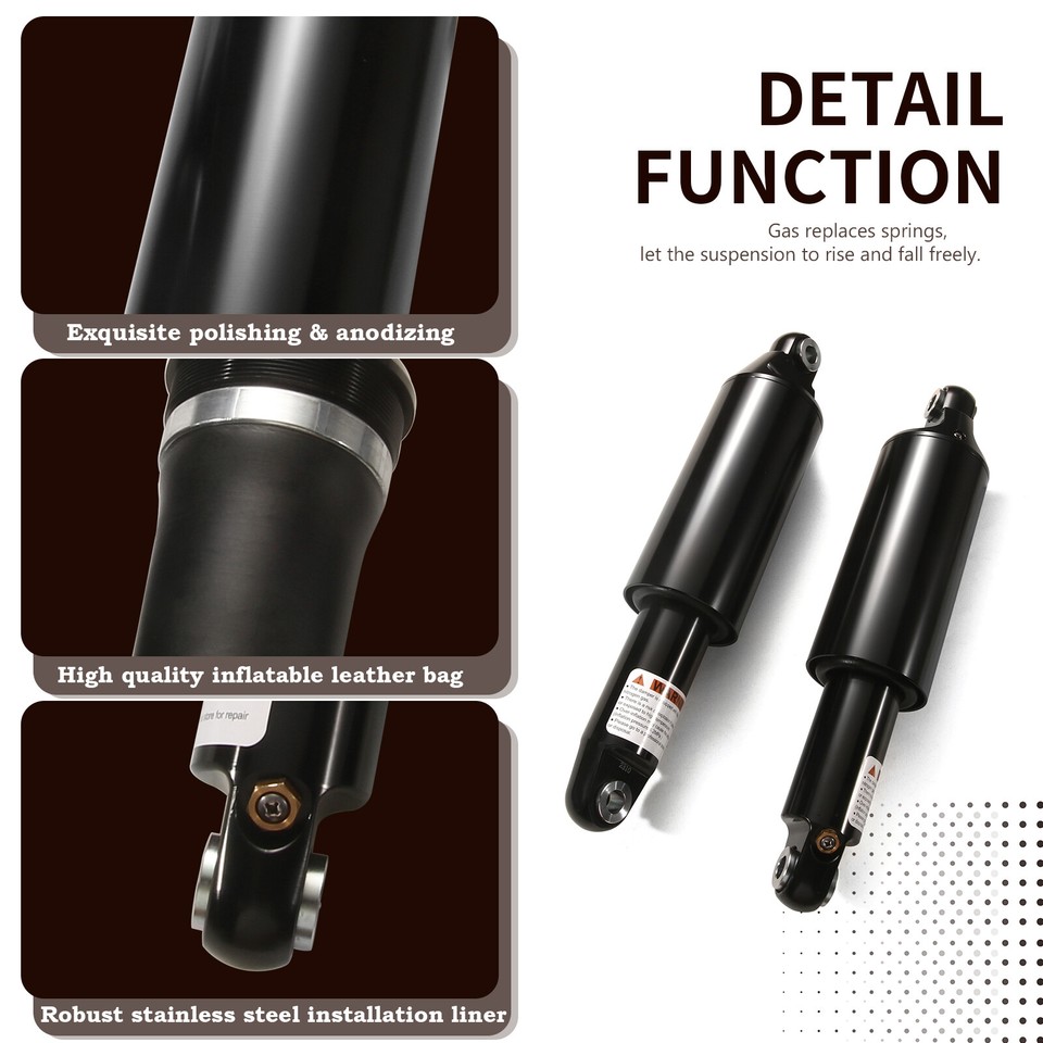 Air Suspension Ride Shock Absorber Adjustable For Harley Muscle V-Rod ...