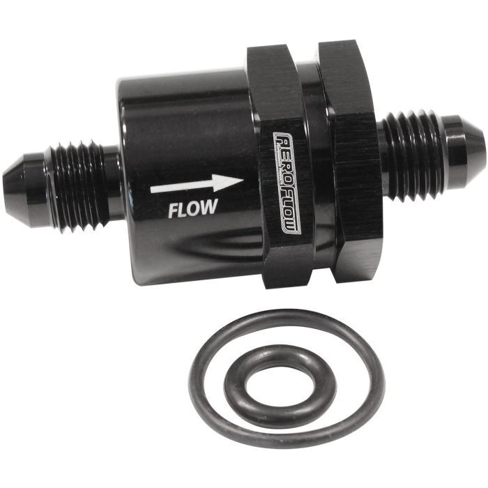 Aeroflow AF612-04BLK Inline Check Valve -4AN Black | eBay