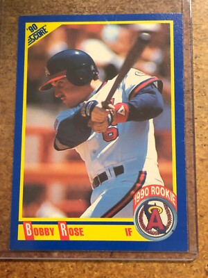 1990 Score Baseball # 604 Bobby Rose RC | eBay
