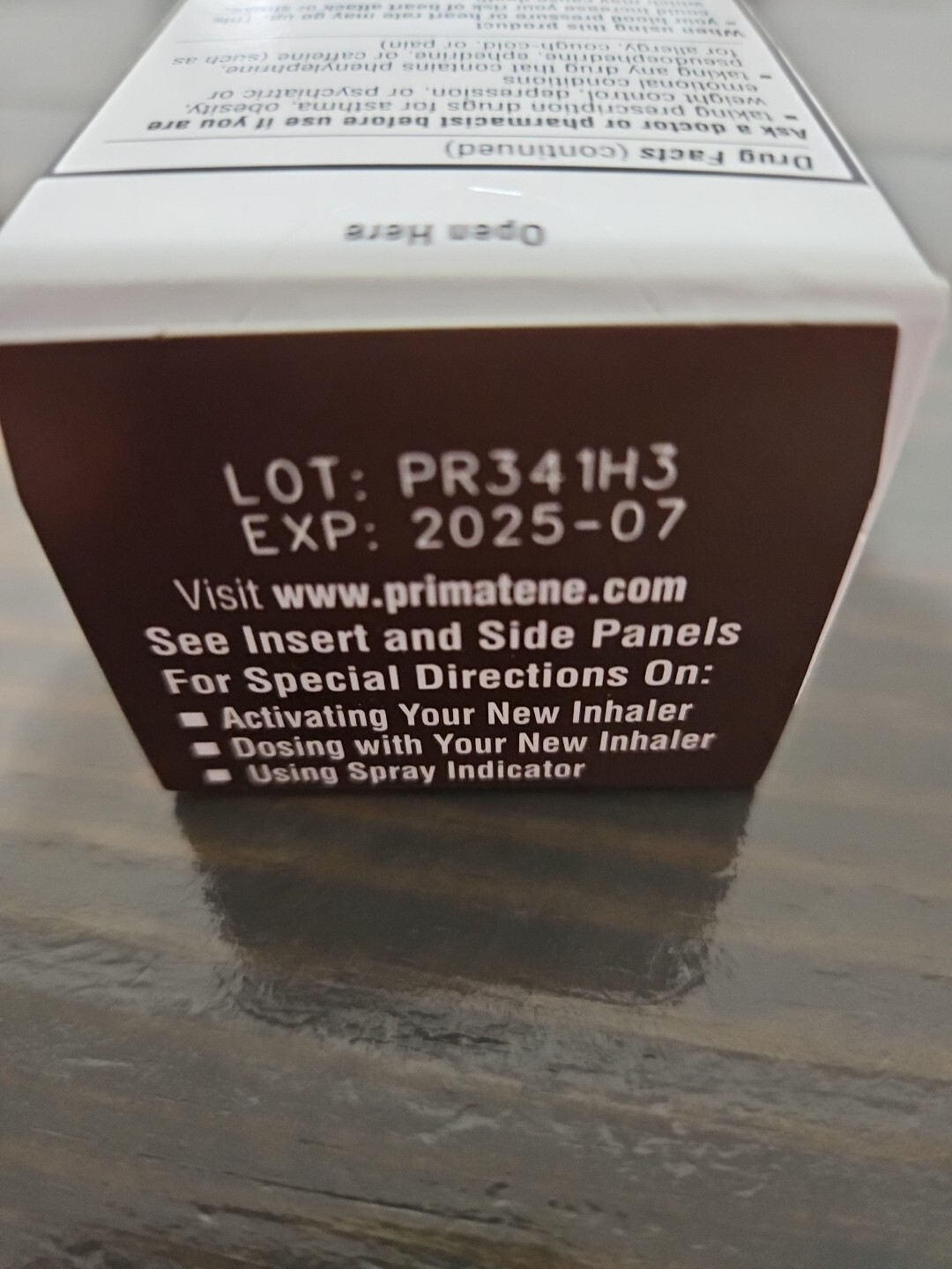 Primatene Mist Epinephrine Inhalation Aerosol Bronchodilator Exp 05/ ...