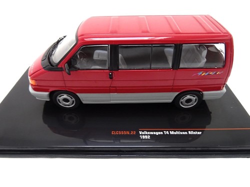 Volkswagen VW T4 Multivan Modèle Auto Allstar Rouge 1:43 Ixo CLC555N.22 ...