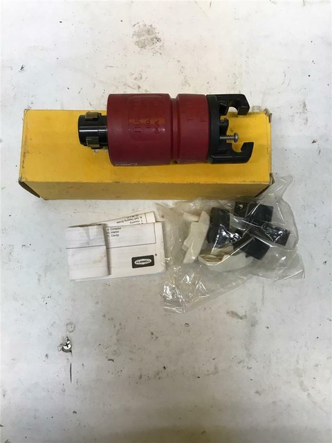 Hubbell 20445B Hubbellock Connector Body Male Plug 30a 480vac for sale ...
