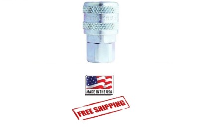 MILTON 775 Air Hose Coupler A style 1/4" Female NPT Threads Made in USA ...