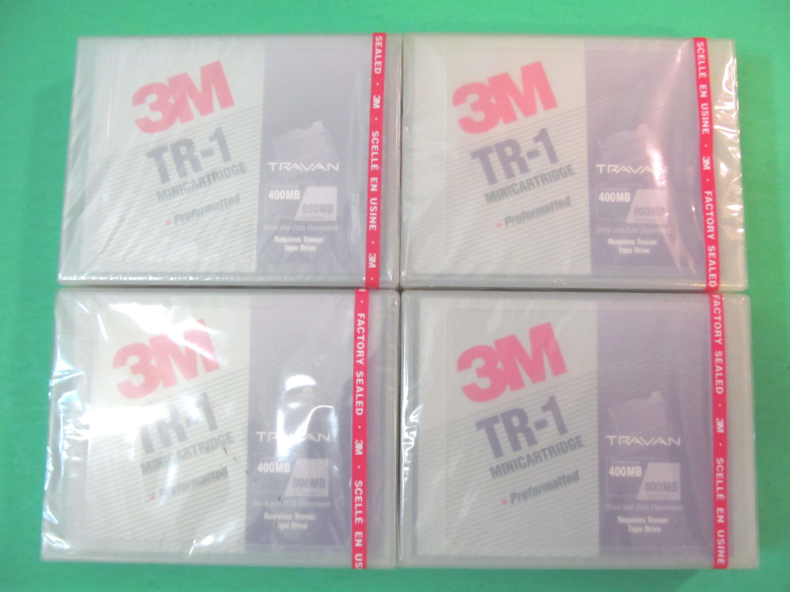 3M TR-1 Minicartridge Preformatted Travan NEW SEALED LOT OF 4. | eBay