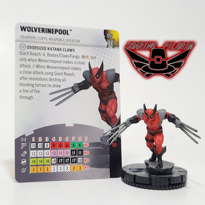 Marvel Heroclix WOLVERINEPOOL - 057 SUPER RARE Deadpool Weapon X Set | eBay
