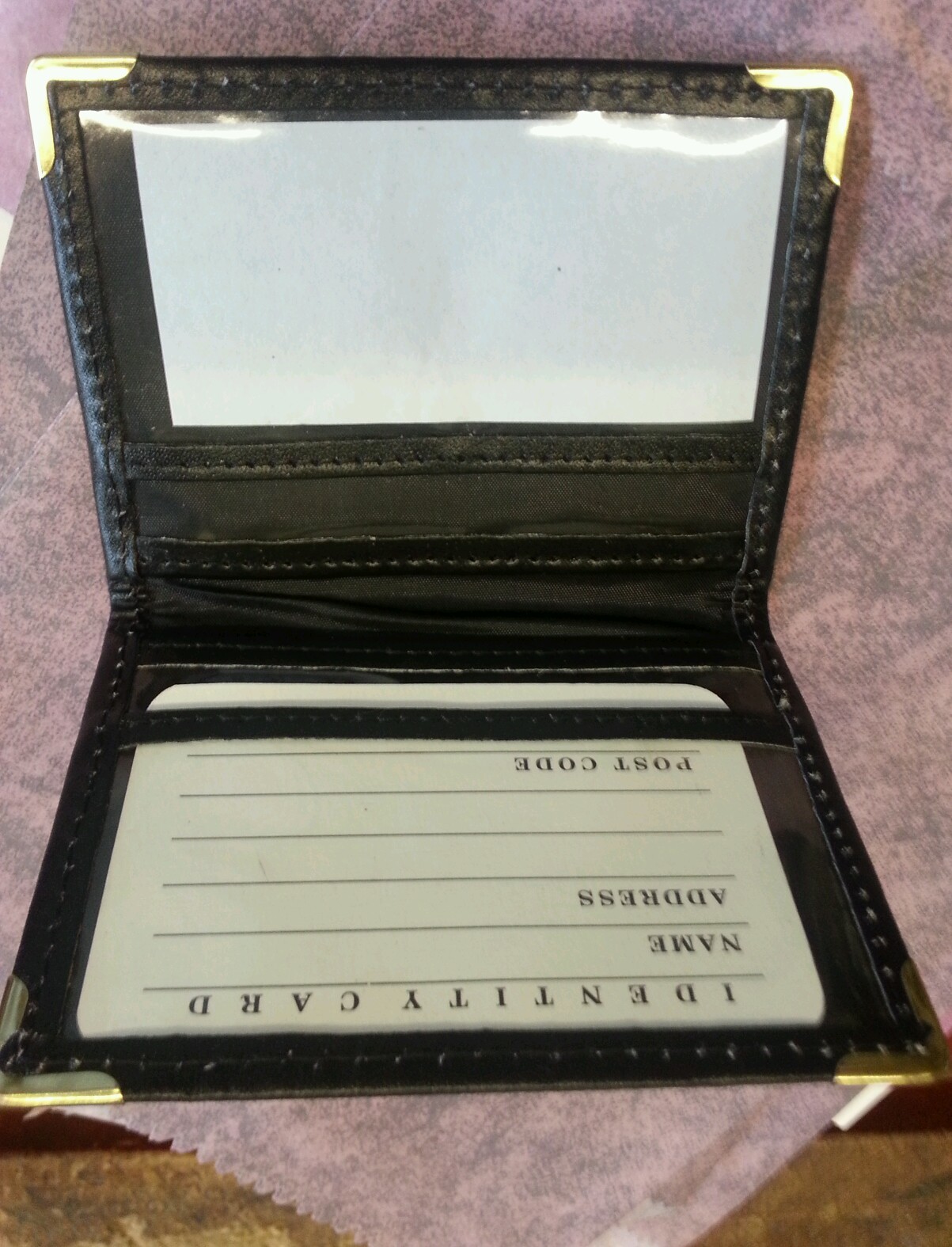 Leather bus pass travel card holder | eBay UK