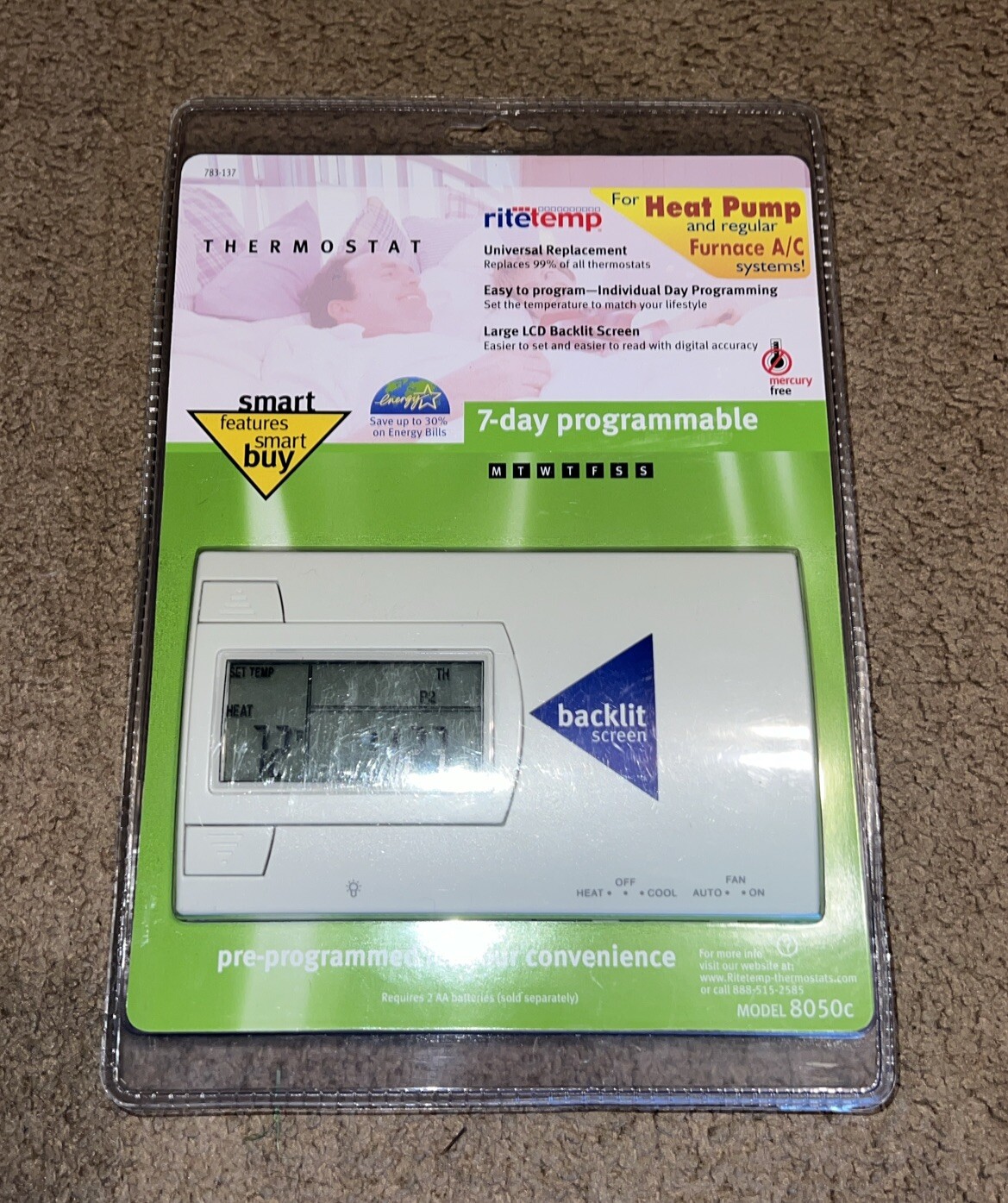 Ritetemp 7-Day Programmable Thermostat for sale online | eBay